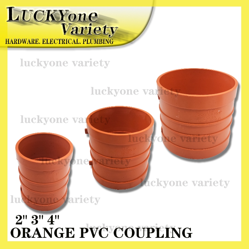 PVC COUPLING TLX ( 2" / 3" / 4" ) ORANGE | Shopee Philippines
