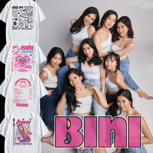 BINI Ultimate White T-shirt Edition P-pop BINIverse Pantropiko ...
