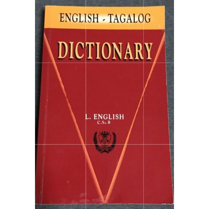 ENGLISH - TAGALOG DICTIONARY ( OLD STOCK ) | Shopee Philippines
