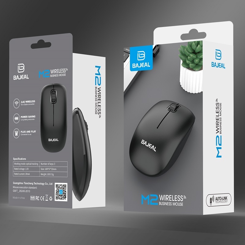 M2 Wireless 2.4G Mouse Laptop Computer Business Office Mouse | Shopee ...