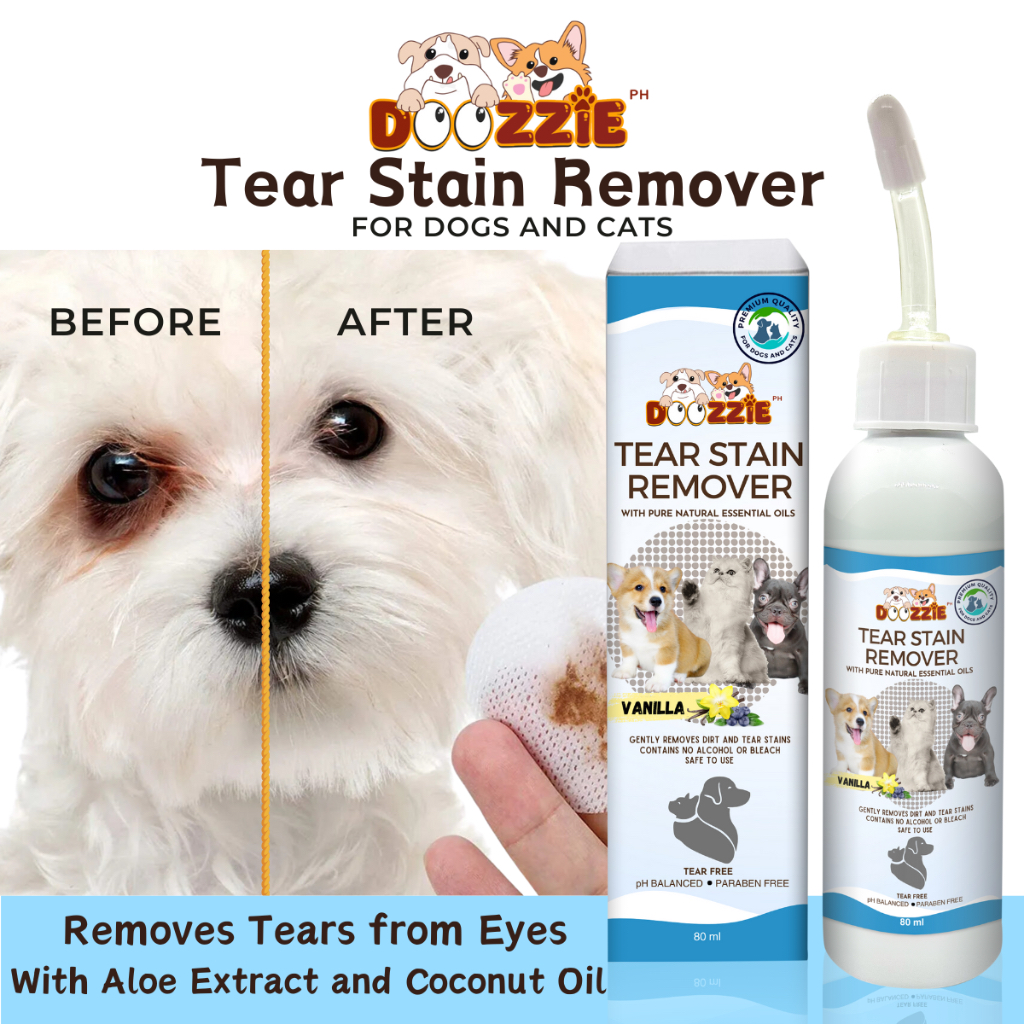 Doozzie Tear Stain Remover & Ear Cleaner - Removes Dirt and Stain, Anti ...