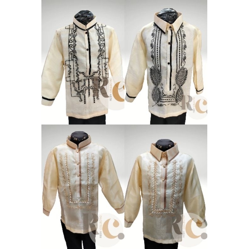 barong Tagalog for kids and adult ult( assorted burda) | Shopee Philippines
