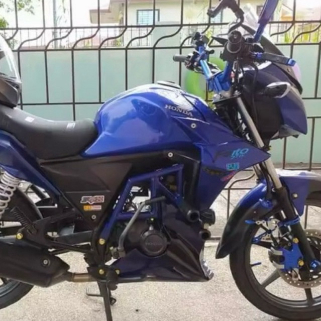 HONDA CB110 TRELLIS WITH SLIDER ONLY ( no bellypan included) | Shopee ...