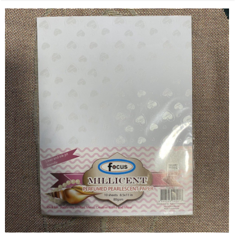 ARTHUB - FOCUS Millicent Scented Colored Paper Legal Size - 10 Sheets ...