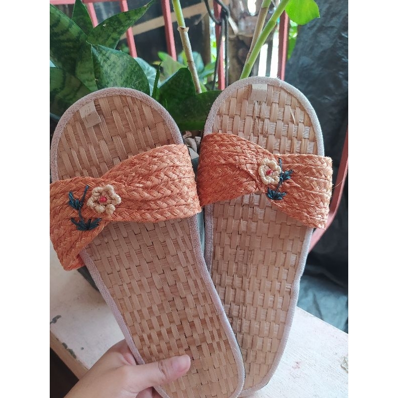 Slippers Abaca Hand made for costume, souvenirs and gifts | Shopee ...