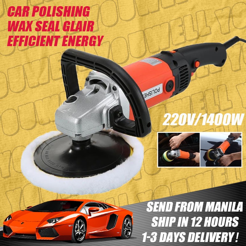 Polisher, 1400w 7-Inch Buffer Polisher Heavy Duty Polisher Machine Car ...
