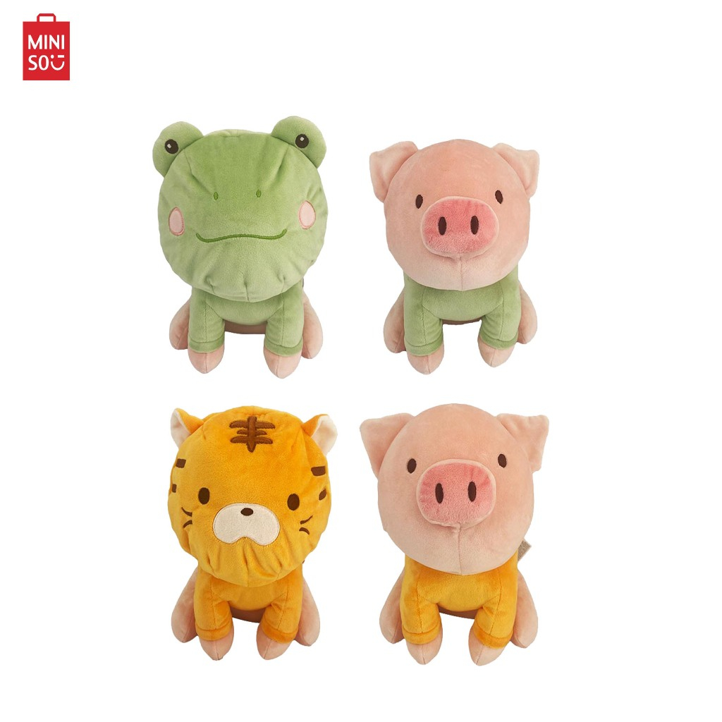 MINISO 12in Gigi Mask Plush Toy Frog Tiger | Shopee Philippines