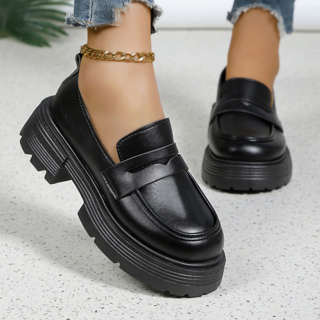 Classic work/school/Casual black SHoes WOmen Fashion Wild Style Jk ...