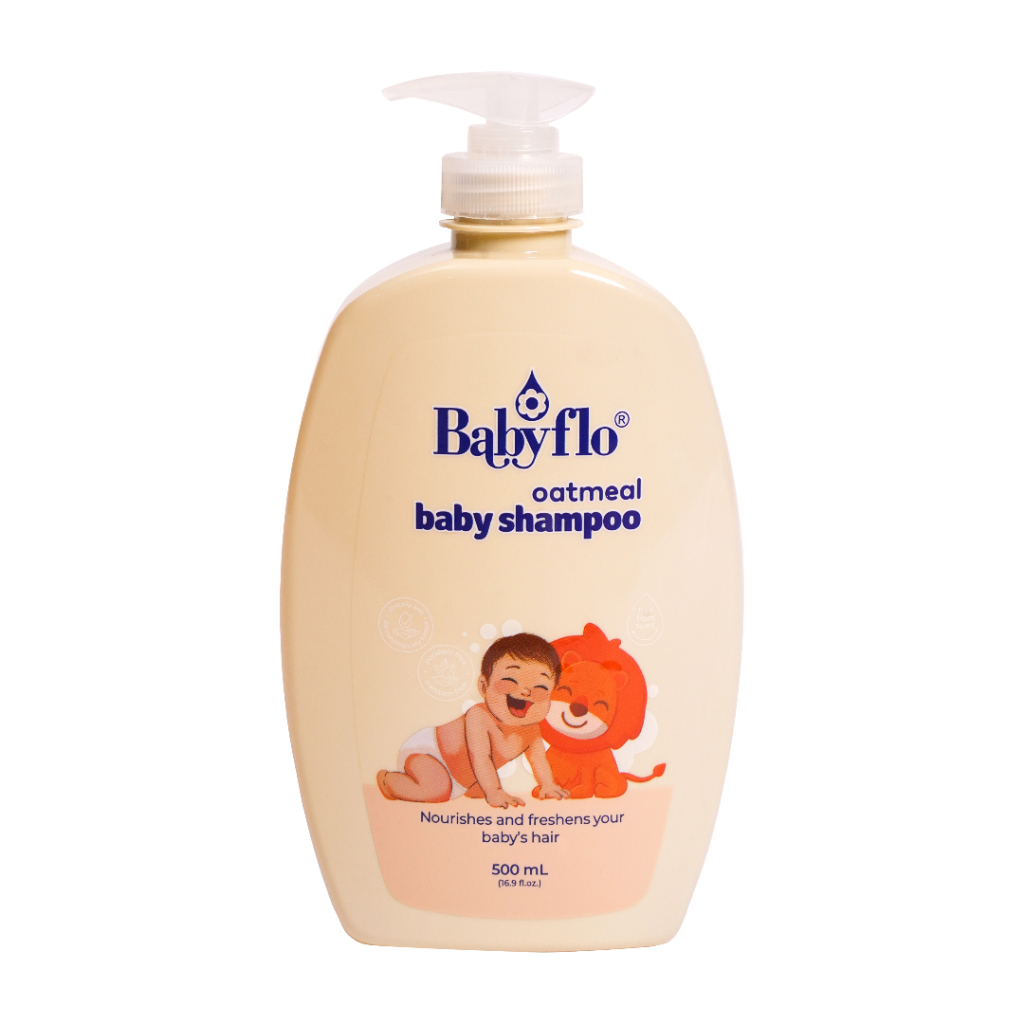 Babyflo Oatmeal Baby Shampoo 500mL | Shopee Philippines