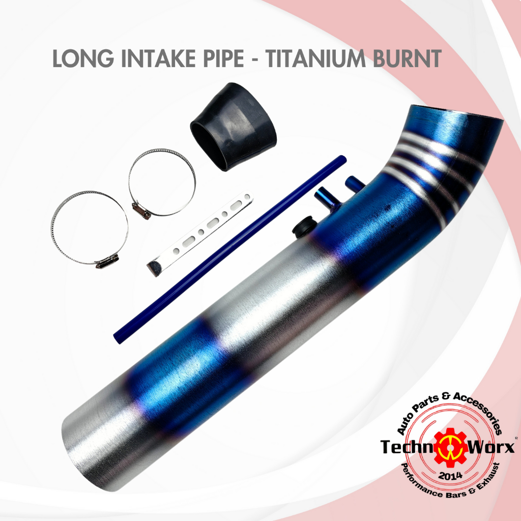 Titanium Long Air Intake Pipe filter Simota cone hks Extender universal ...