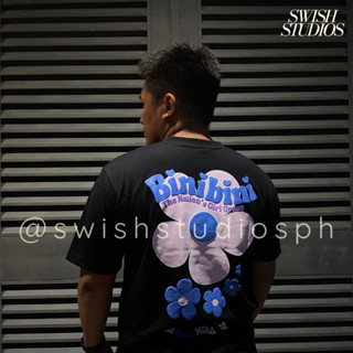 BINI V2 Tee - Black Shirt (Purple and Blue Print) - Swish Studios PH ...