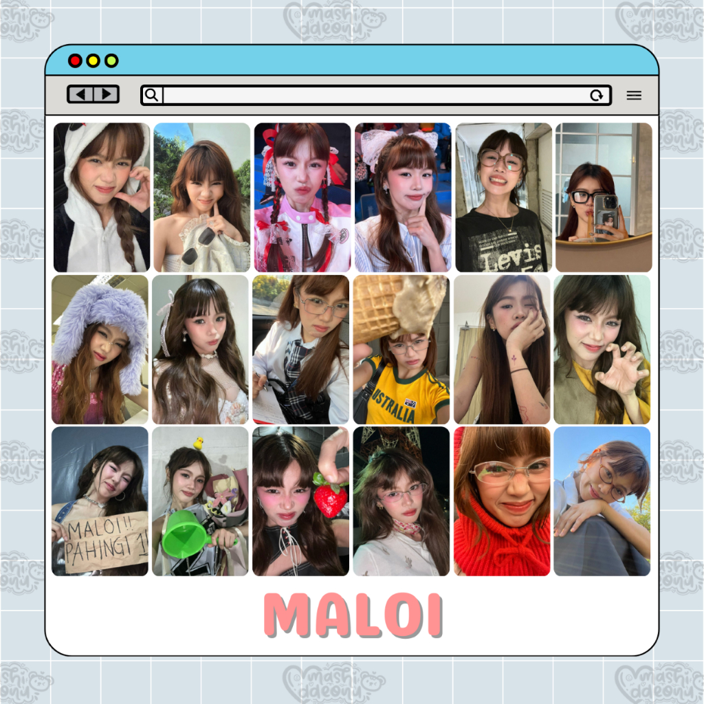 Bini Maloi Unofficial/Fanmade Photocards - Matte Coated (1 pc) pt.1 ...