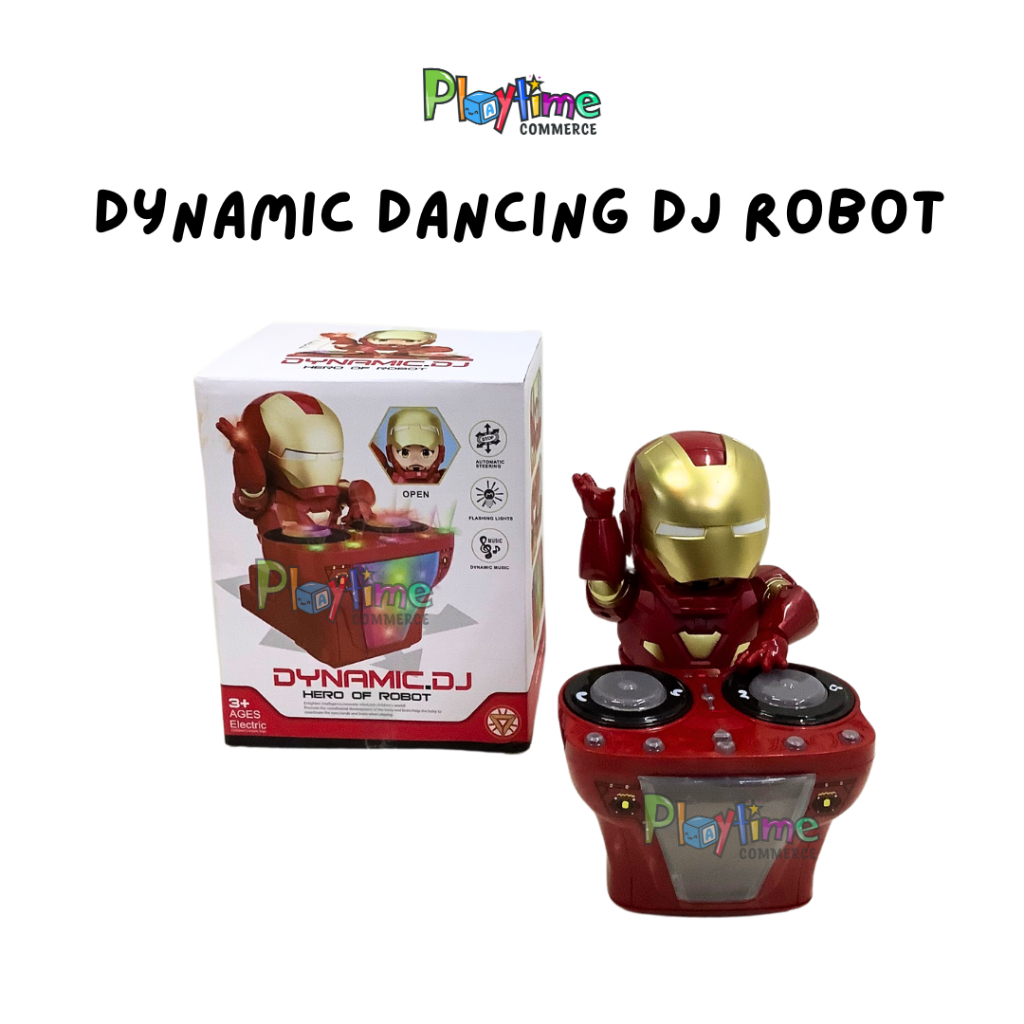 Iron DJ Dynamic Dancing Robot with Lights and Sounds Rave Superhero ...