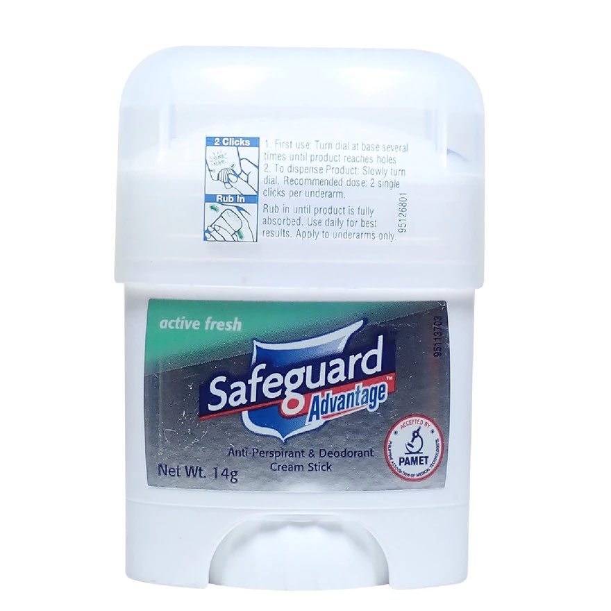 Safeguard Advantage Active Fresh Anti-Perspirant and Deodorant Cream ...