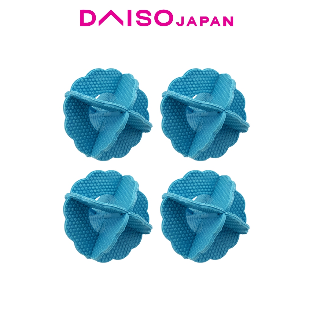 Daiso Laundry Wash Rubber Balls (Blue, 4 pieces) | Shopee Philippines