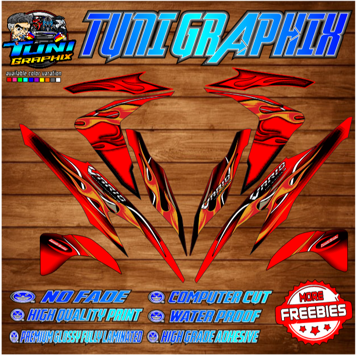 Honda Click V2 Decals (Vario Fire Special) with Freebies | Shopee ...