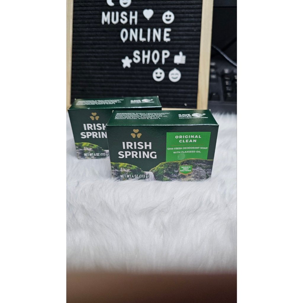 Irish Spring Bath Soap Original Clean 113g(MADE IN MEXICO) | Shopee ...