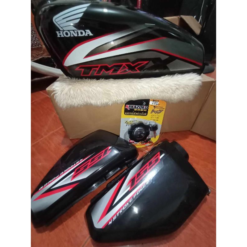 Honda Tmx 155 Fuel tank set cap / Battery cover | Shopee Philippines