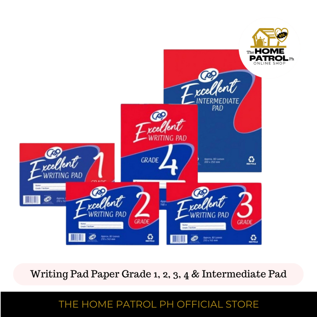 Home Patrol - Writing Pad Quiz Paper Intermediate, Grade 1-4 (5 Pads ...