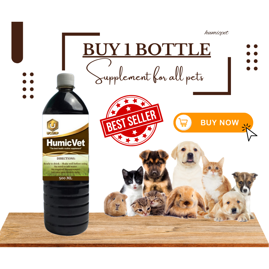 Humicvet ( Authentic) 1 500ML Pet Bottle Supplement For All Animals ...