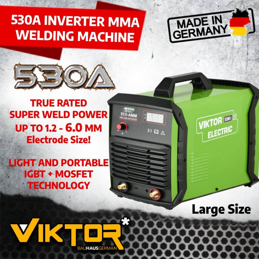 USA 530A Rated Welding Machine IGBT HEAVY DUTY with Accessories MMA ARC ...