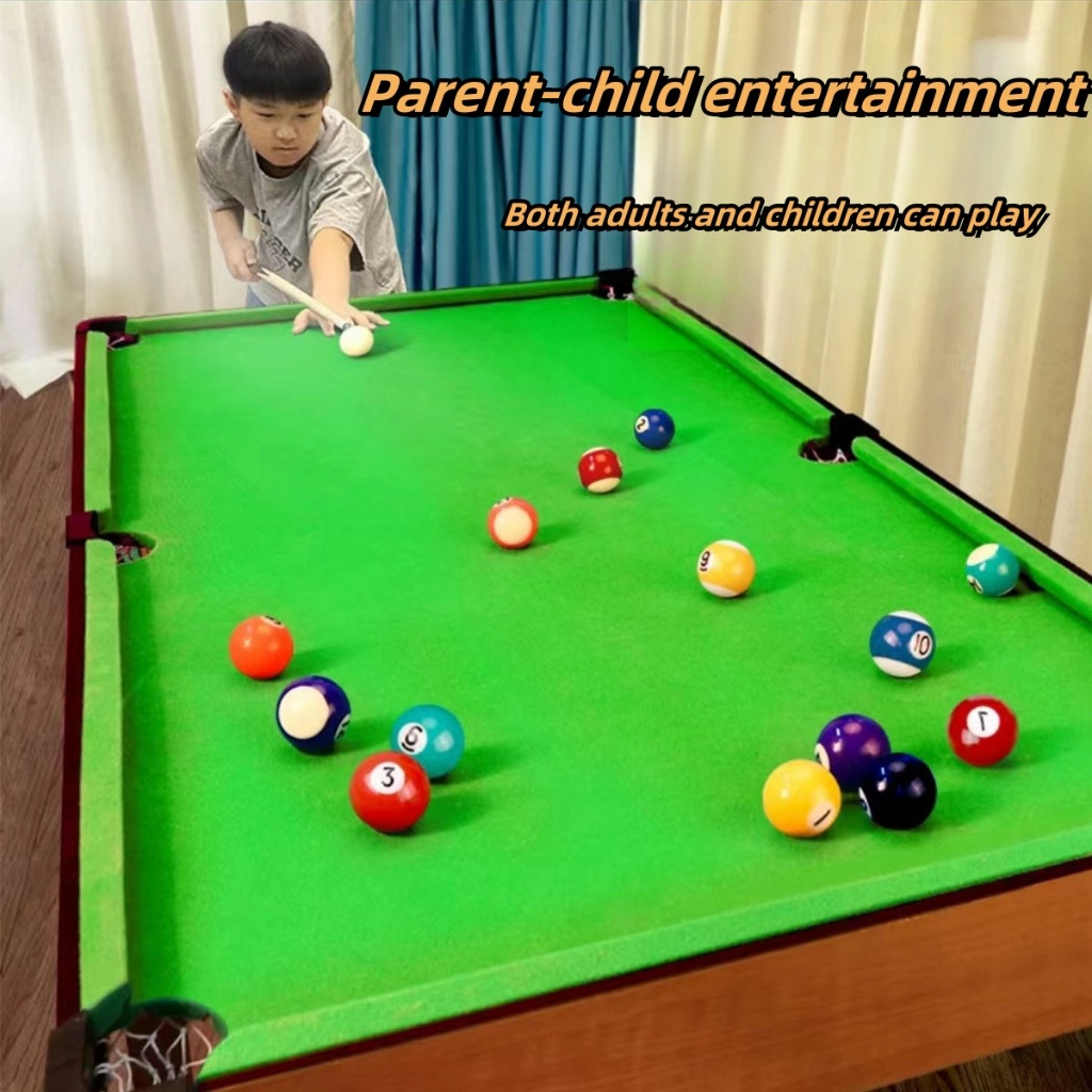 27x14 inches Mini Billiard Table Set For Kids Wooden With Tall Feet ...