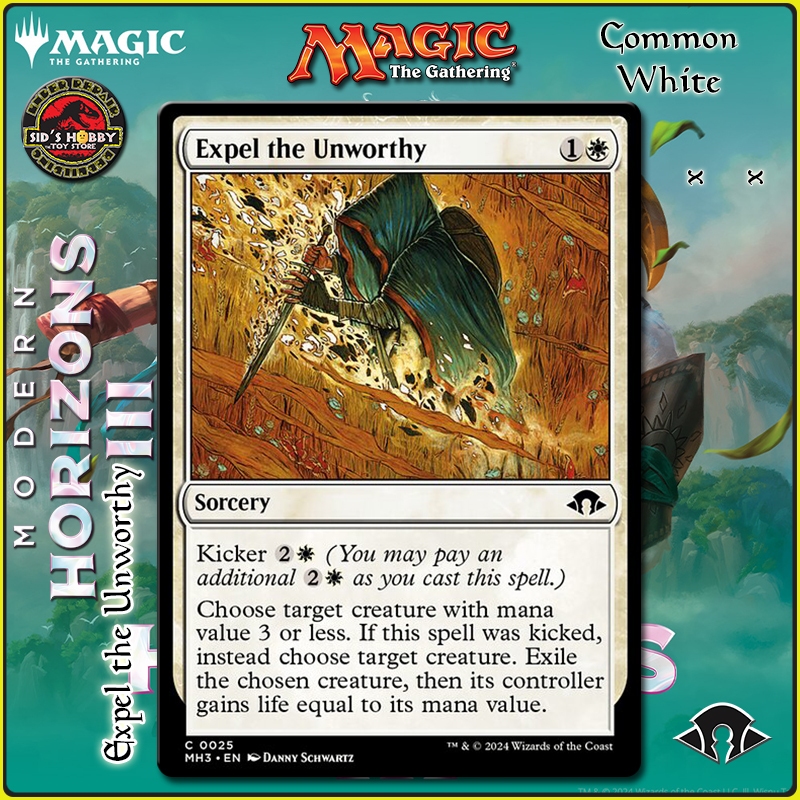 Expel the Unworthy x x Modern Horizons 3 White Common MH3 MTG | Shopee Philippines