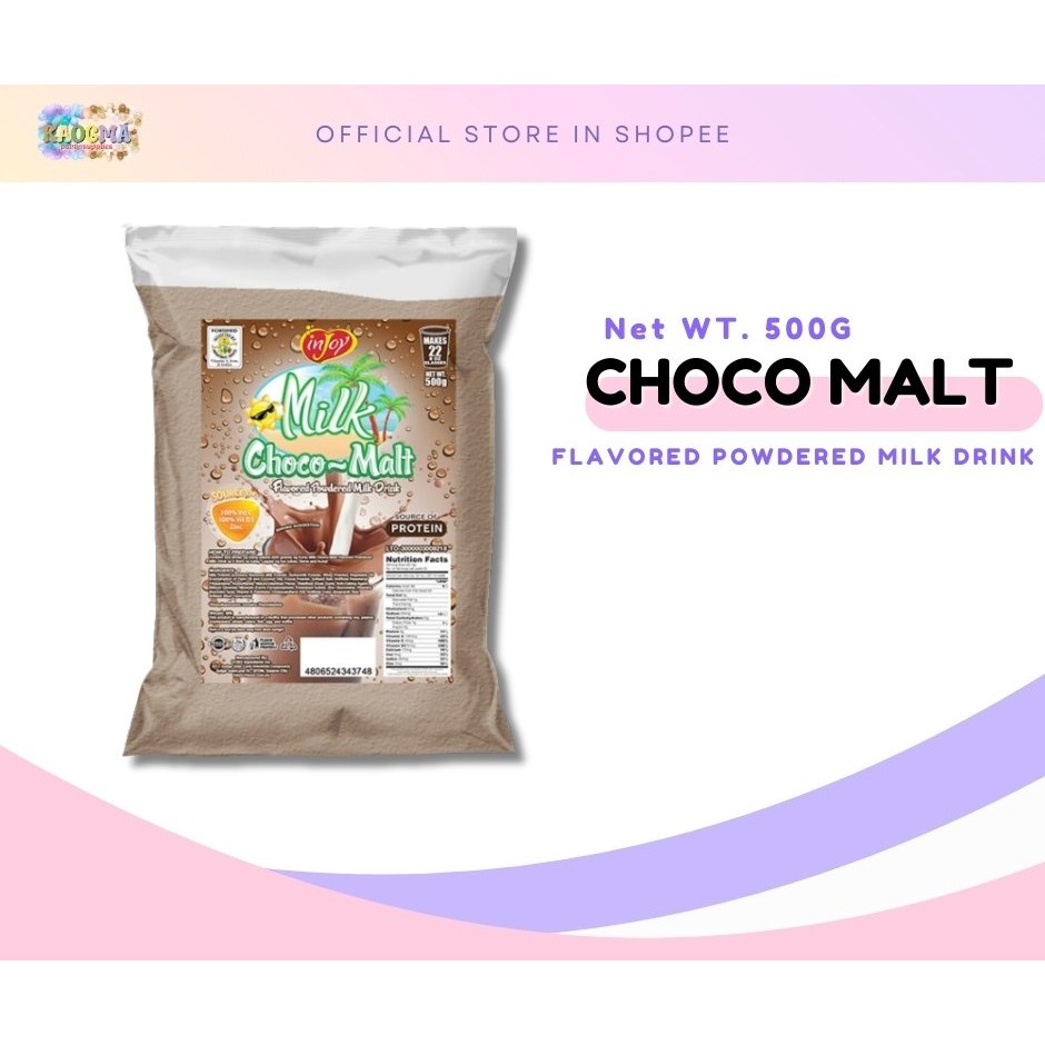 INJOY PALAMIG Choco Malt Powder Juice 500g | Shopee Philippines
