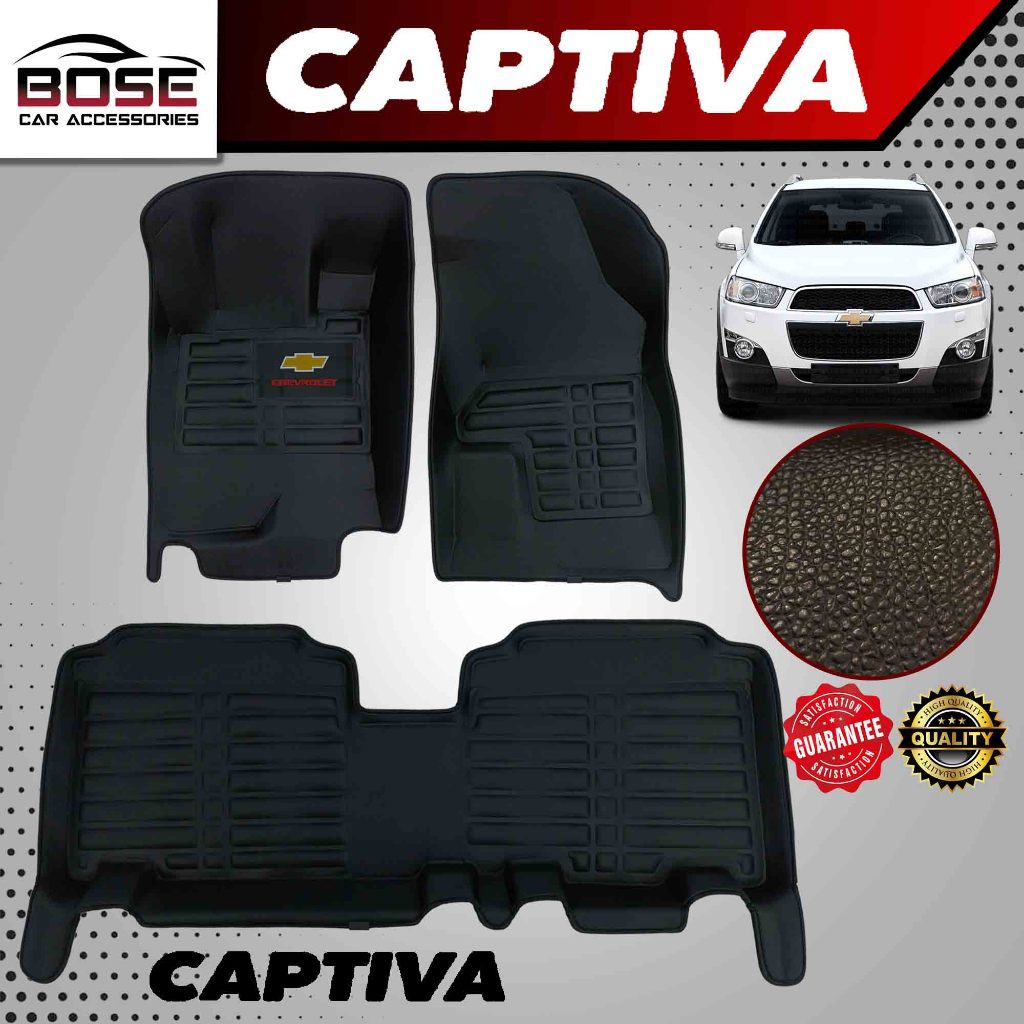 5D / 5D Carbon Fiber Deep Dish Matting for Chevrolet Captiva 2008 ...