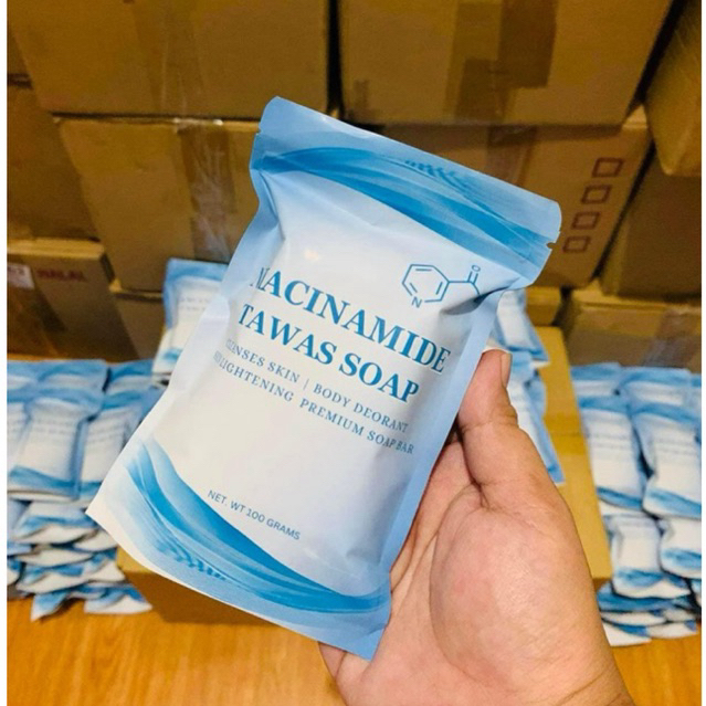 Niacinamide Tawas Soap Body Deodorant Skin Lightening Premium Soap 100g. | Shopee Philippines
