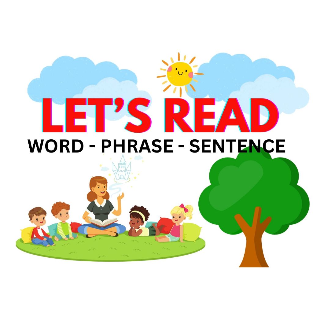 LET'S READ WORD-PHRASE-SENTENCE (26 PAGES) | Shopee Philippines