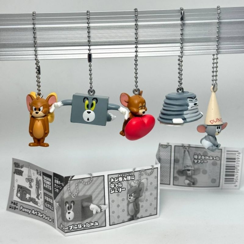 Tom and Jerry Funny Arts Shapes Series (Set of 5) Takara Tomy Arts ...