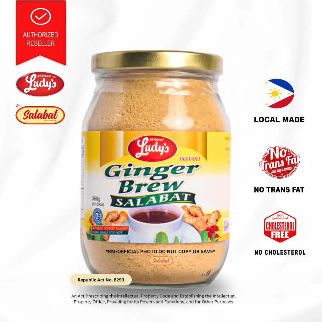 Ludy's Ginger Tea ALL NATURAL “SALABAT” ( Caffeine Free, Keto, De ...