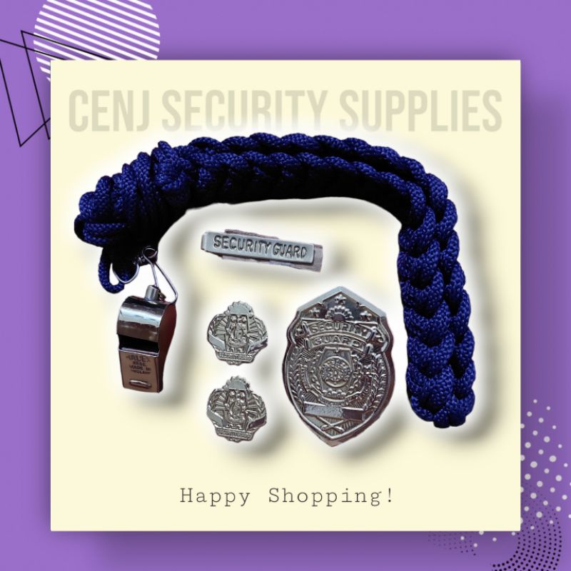 Security Guard Set Paraphernalia | CENJ Online Shop | Shopee Philippines