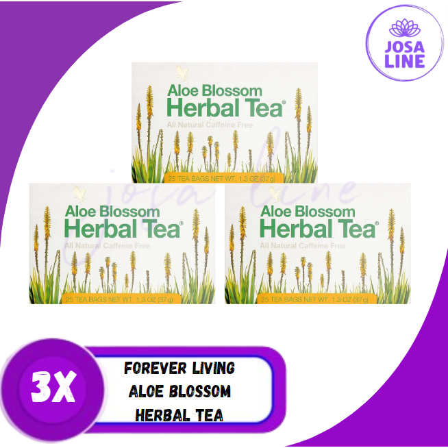 Forever Living - Forever Aloe Blossom Herbal Tea 25 tea bags (X3 BOX ...