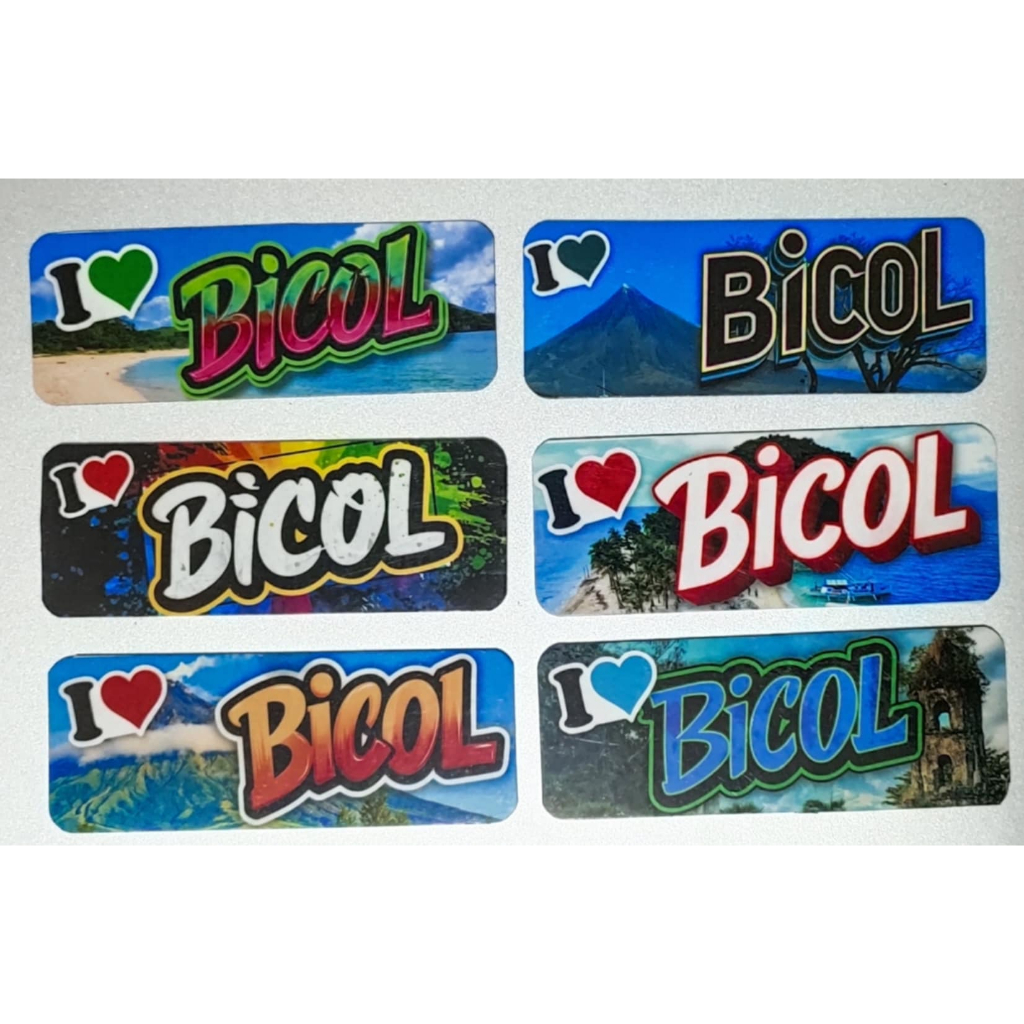 I LOVE BICOL RECTANGLE RUBBER REF MAGNET | Shopee Philippines