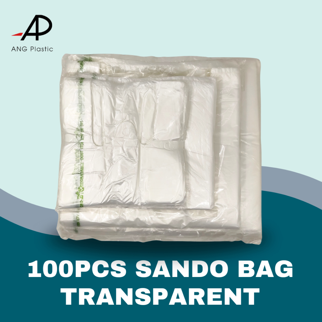 100pcs Plastic Sando Bag (Mini, Tiny, Medium, Large) | Shopee Philippines