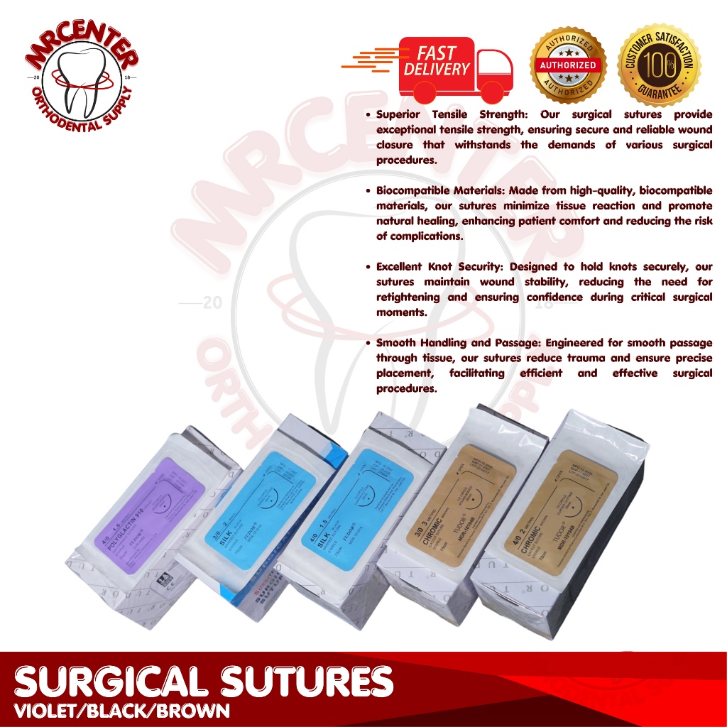 MrCenter03 | Precision Healing: Chromic Brown Catgut Absorbable Suture ...
