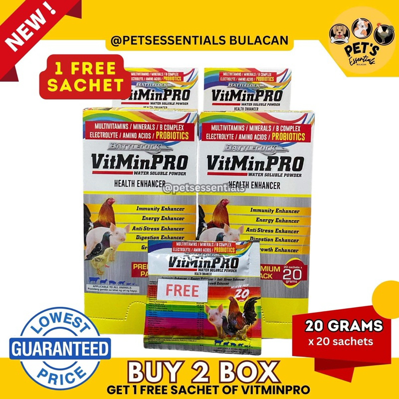 BUY 2 BOX of Vitminpro Powder 20g x 20 sachets + FREE | Shopee Philippines