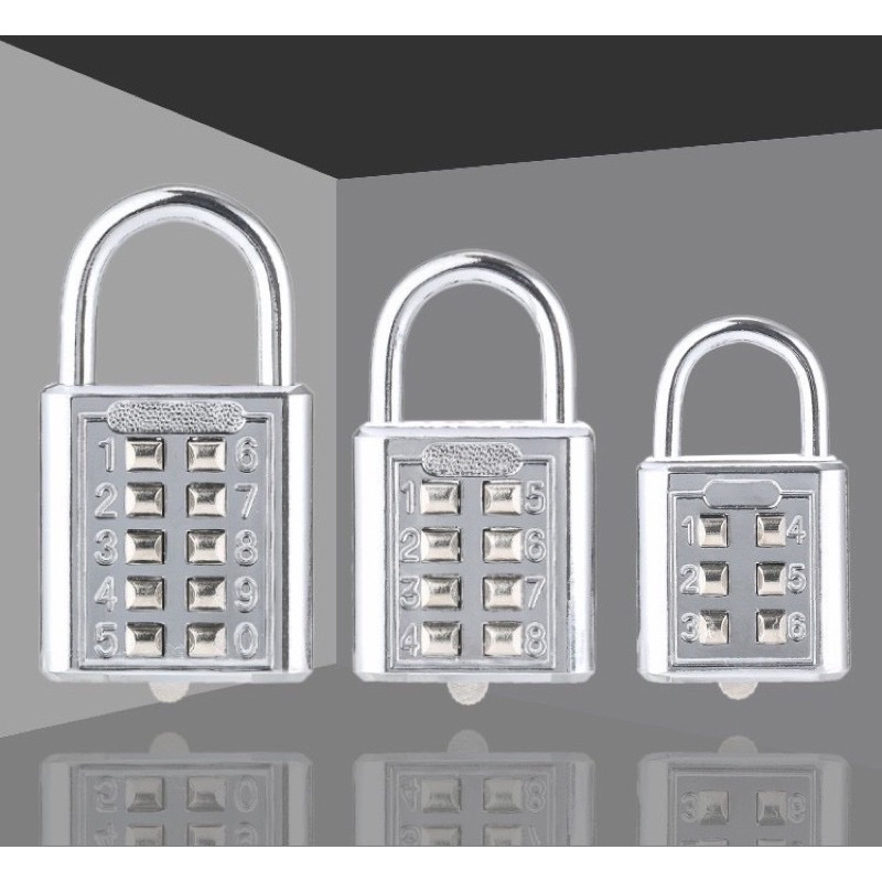 Digital padlock/number password padlock | Shopee Philippines