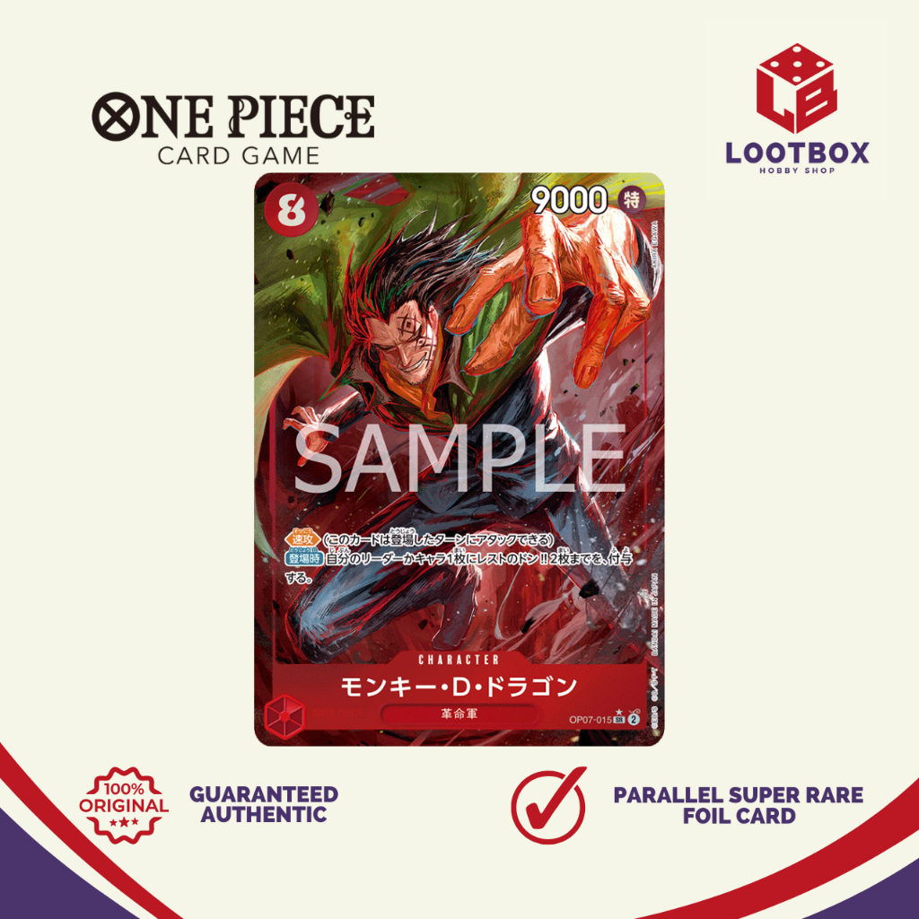 One Piece Card Game: OP07-015 Monkey D Dragon (Parallel Super Rare ...
