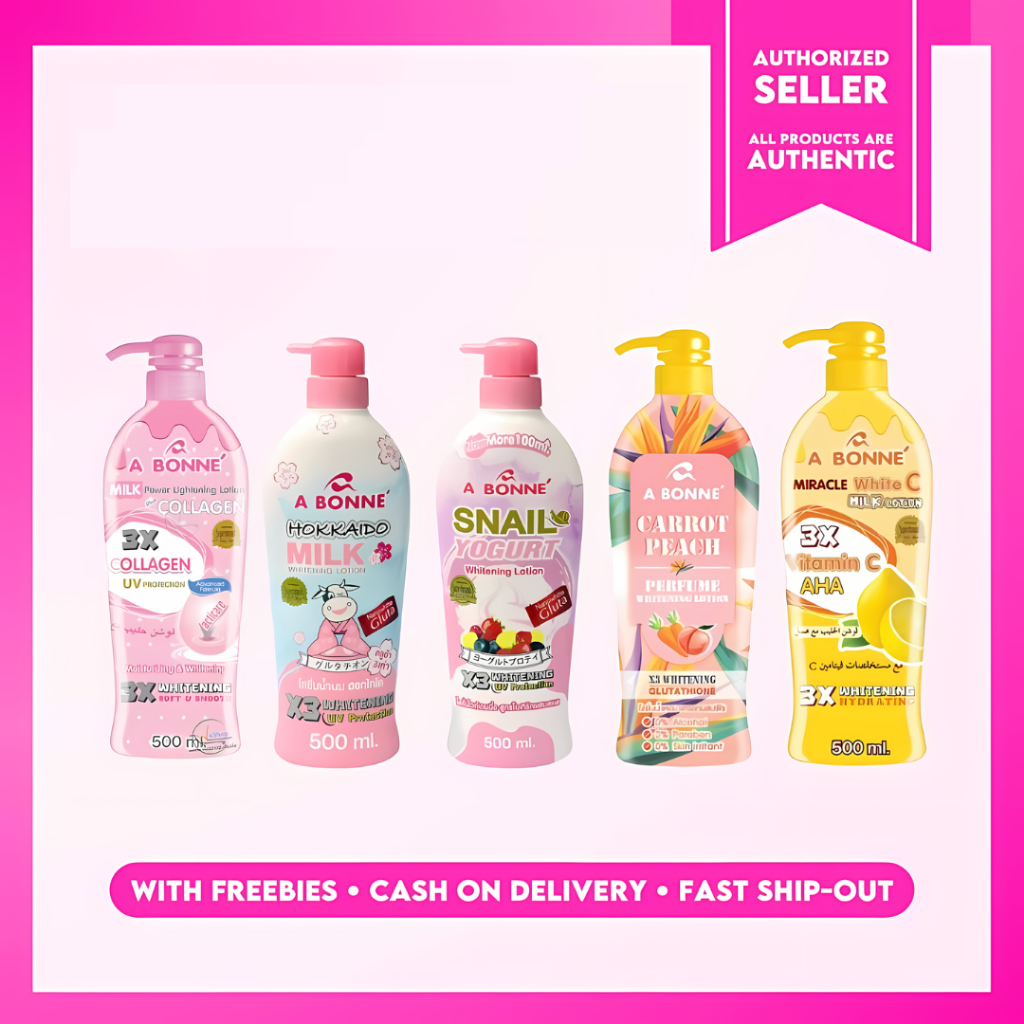 A BONNE LOTION WHITENING ORIGINAL (500ML) MILK COLLAGEN TOMATO GLUTA ...