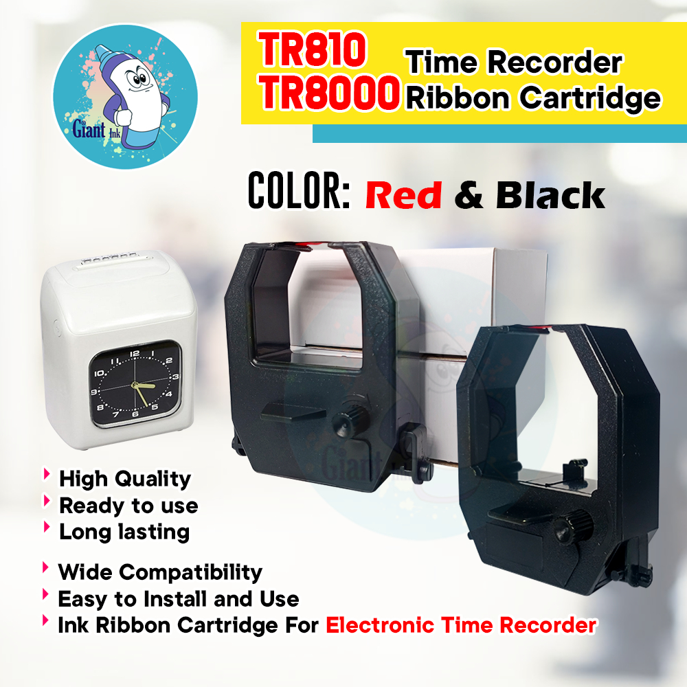 Accessories Ribbon & Timecard for Yokatta Bundy Clock, 2 color printing ...