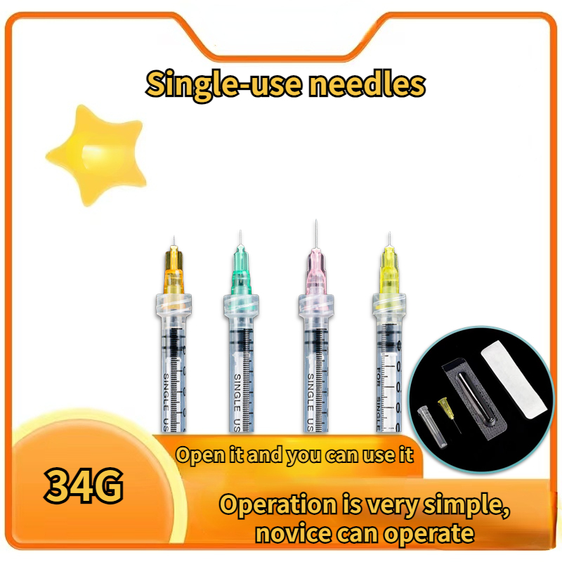 32G*4mm 32G*13mm 34G*1.5mm 34G*2.5mm 34G*4mm disposable skin needle,10/50/100pcs | Shopee ...