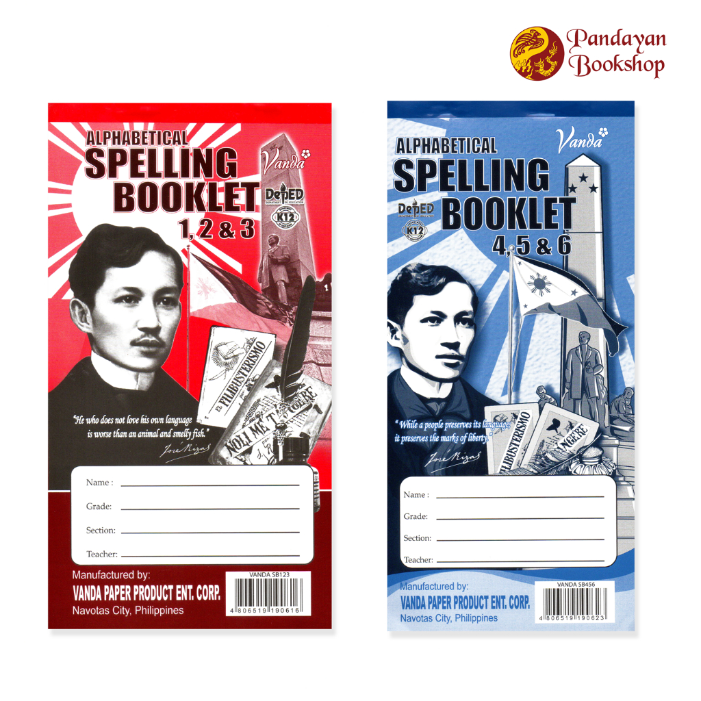 Vanda Alphabetical Spelling Booklet for Gradeschool | Shopee Philippines
