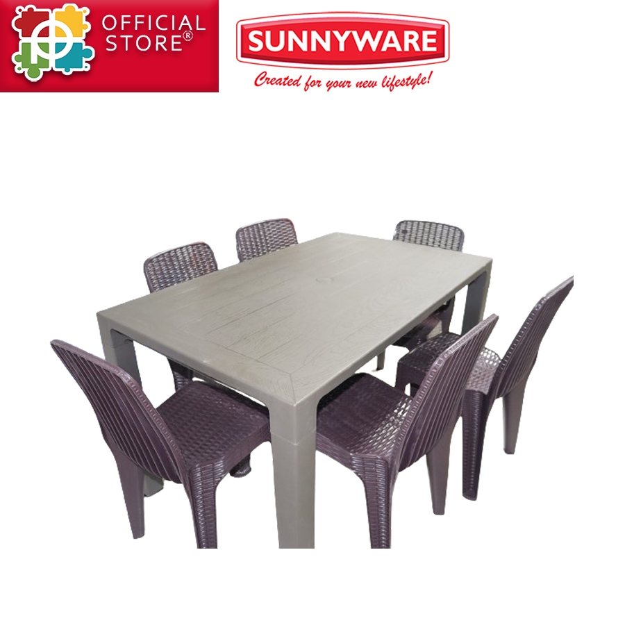 Sunnyware Tahanan Koleksyon "Mesa ng Bayan" 6 Seater Stock No. 871 ...