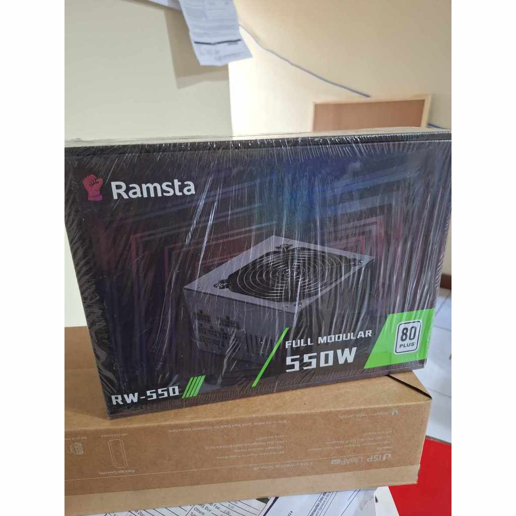 Ramsta Full Modular ATX 3.0 550W 80 Plus Bronze Certified Pcie 5.0 ...