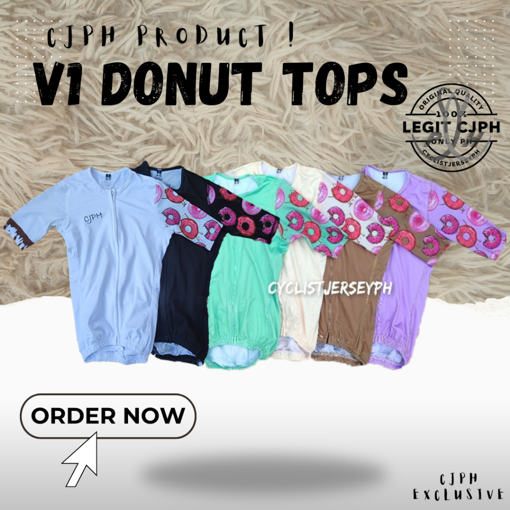 Donuts Cjph Version II Exclusive Upper Cycling Jersey | Cyclistjerseyph ...