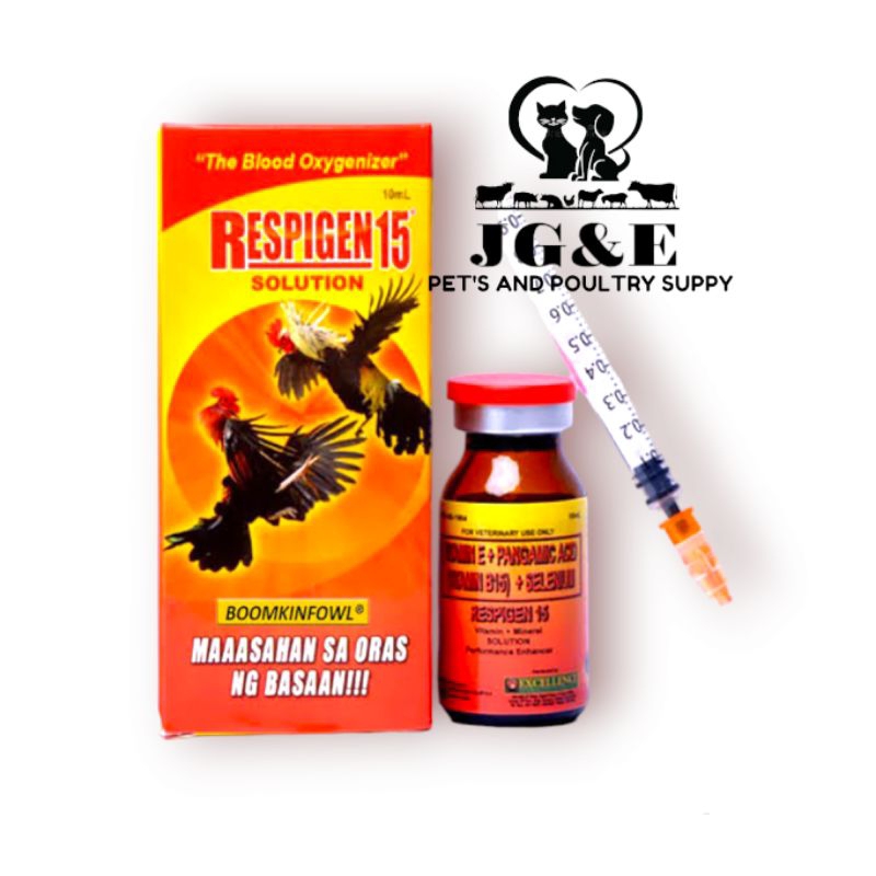 RESPIGEN 15 SOLUTION FOR FIGHTING COCK 10ML | Shopee Philippines