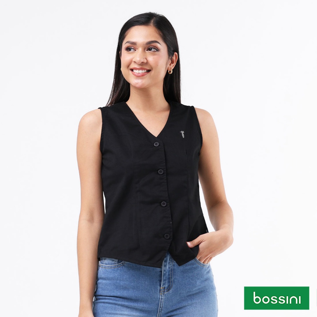Bossini Ladies Sleeveless Vest OLT10-0027 | Shopee Philippines